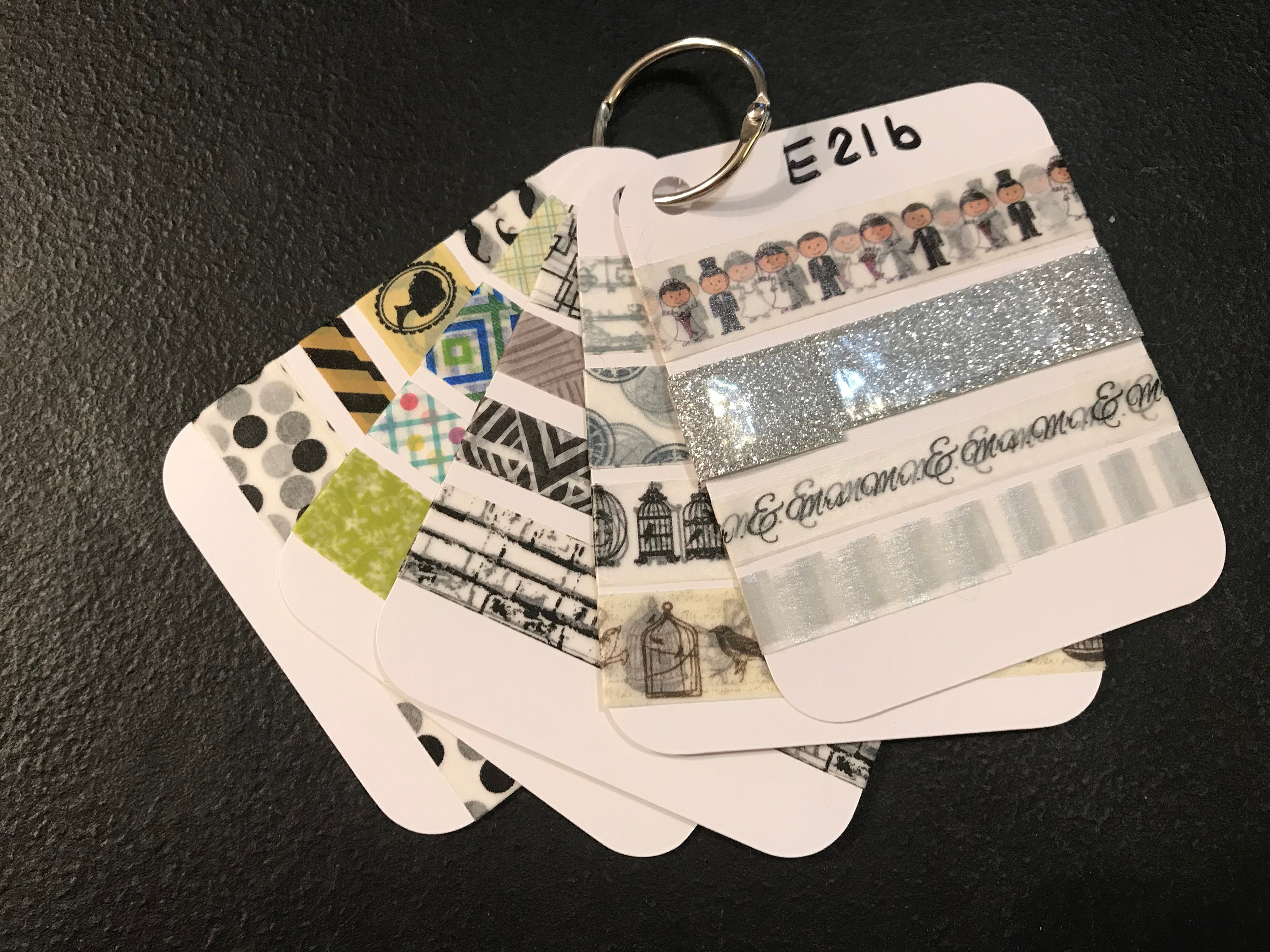 4ft Wedding Washi Tape Sampler Sticks Scrapbook Stamping | Etsy