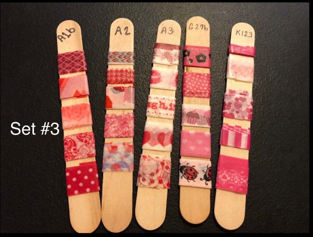 SALE 25 Feet Washi Tape, Sampler Set 3 Lady Bugs, Crafts, Cards ...