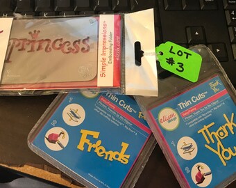 Embossing Thank You Folder - Etsy