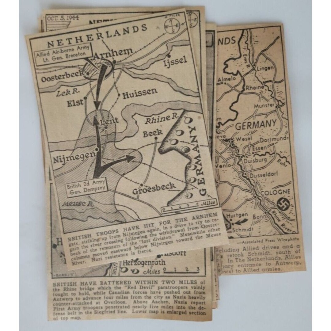 WWII Netherlands Holland Fighting In/around Original US - Etsy