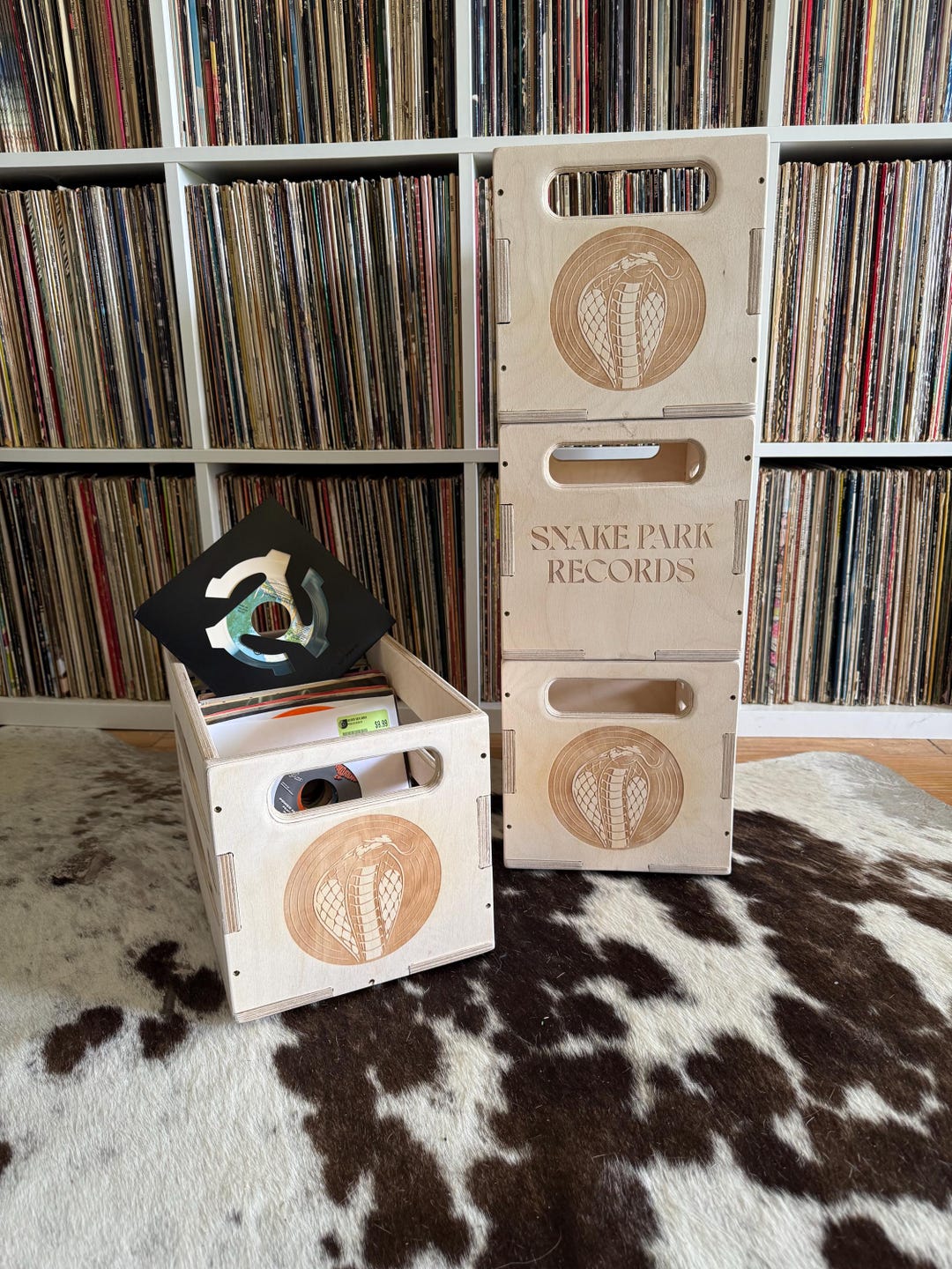 45 Vinyl Record Crates, 7" Vinyl Record Box, Vinyl Record Storage, - Etsy