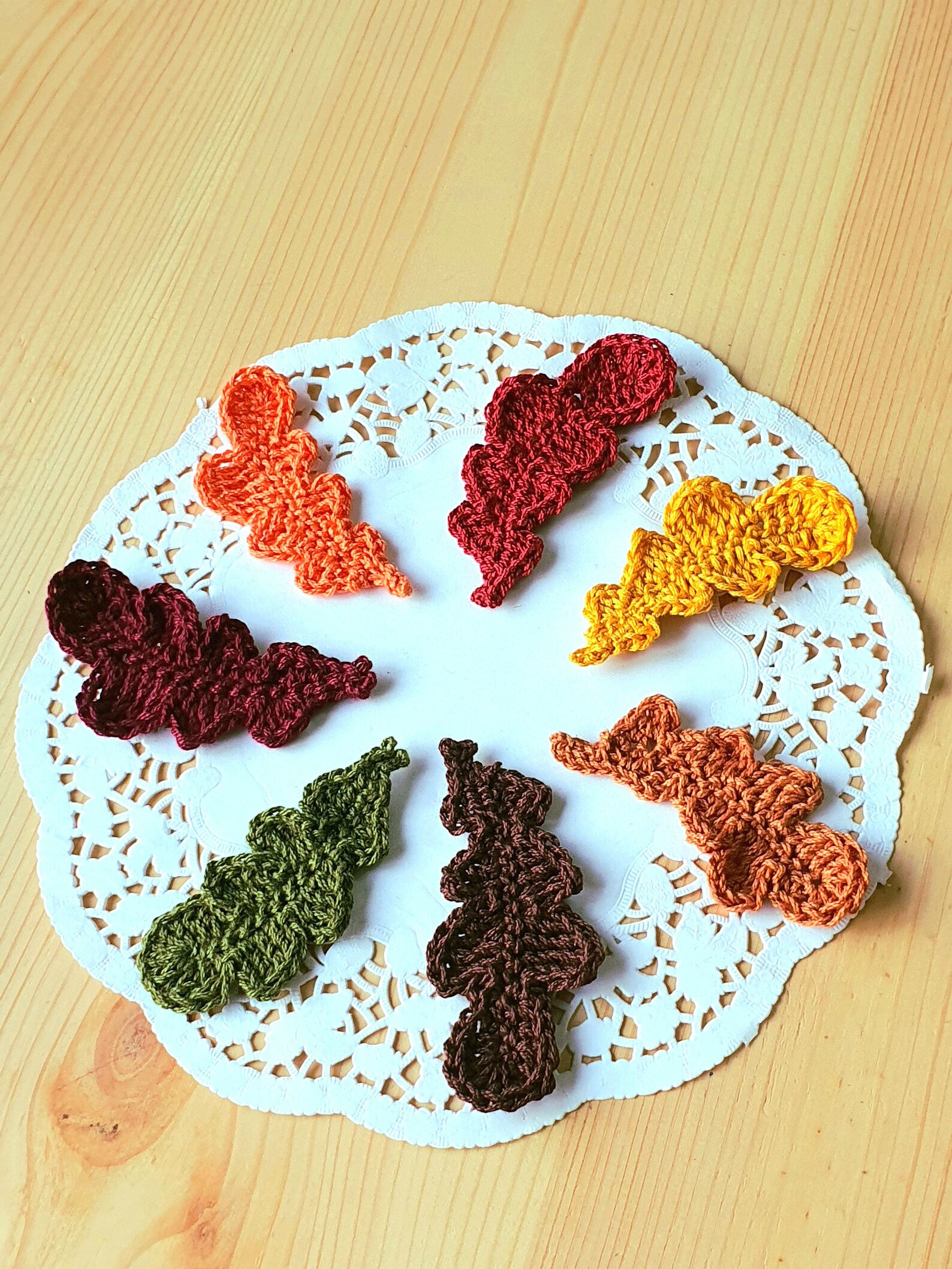 Crochet Pattern Fall Oak Leaf Acorn Leaf Fall Decor Autumn - Etsy UK