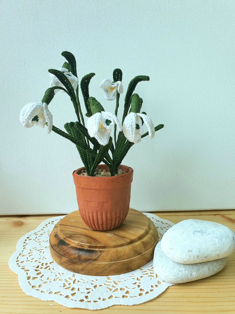 Crochet Snowdrop Flower Pattern: Realistic Floral DIY Wedding Bridal ...