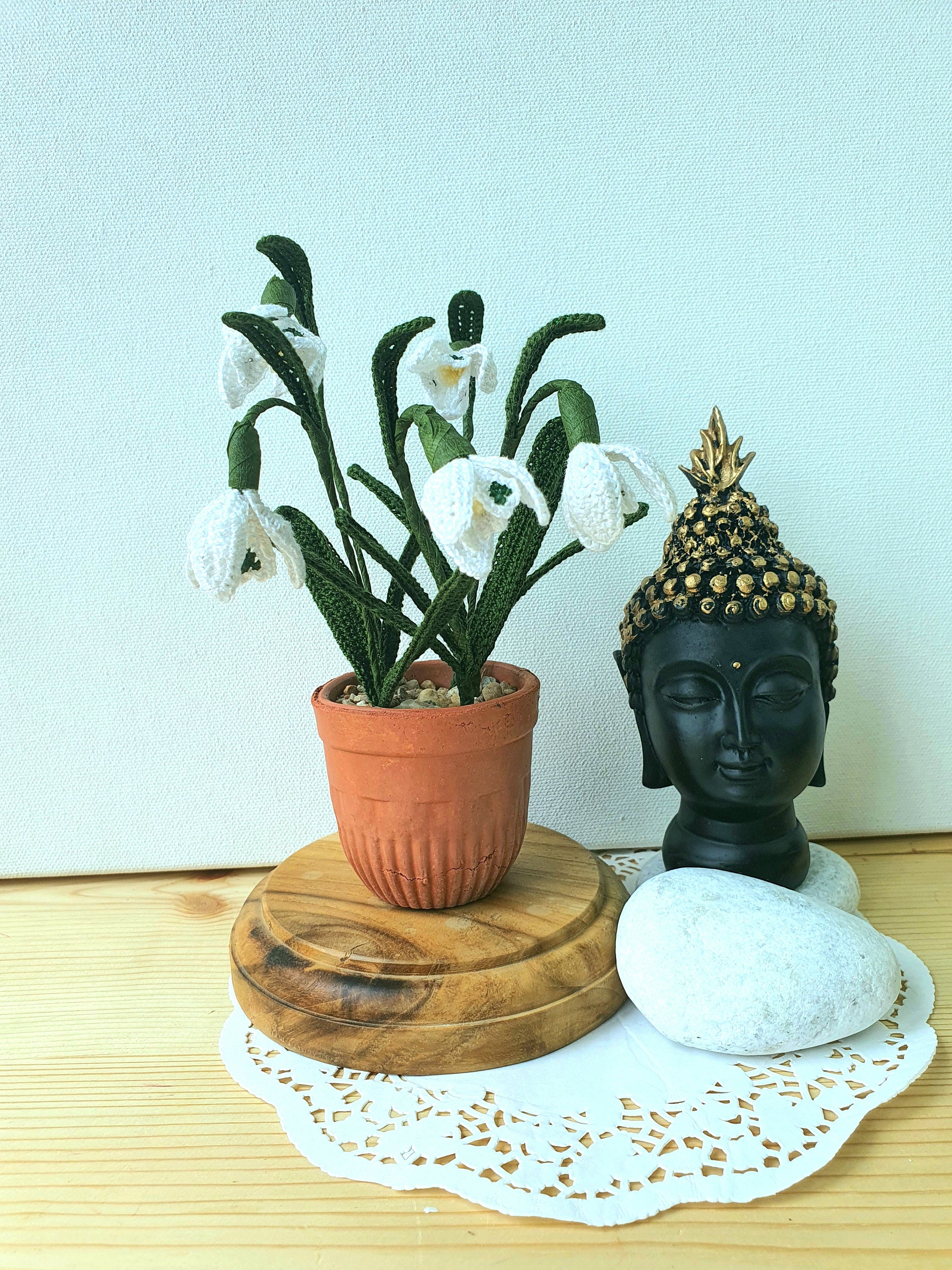 Crochet Snowdrop Flower Pattern: Realistic Floral DIY Wedding Bridal ...