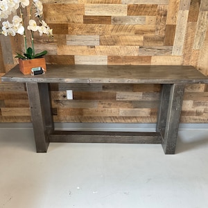 Reclaimed Wood Console Table - Etsy