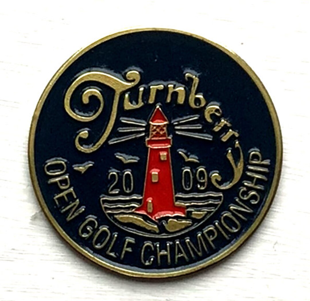 Old Hand Painted Coin Golf Ball Marker for the 2009 Open Championship ...