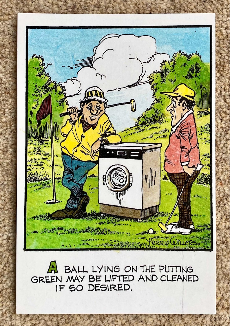 Golf Post Card - Hilarious Comic Fun. Ideal to Make in to a Golf ...