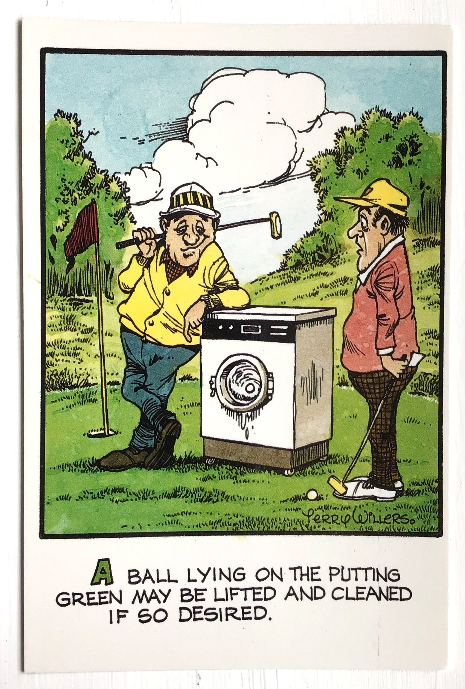 Golf Post Card Hilarious Comic Fun. Ideal to Make in to a - Etsy