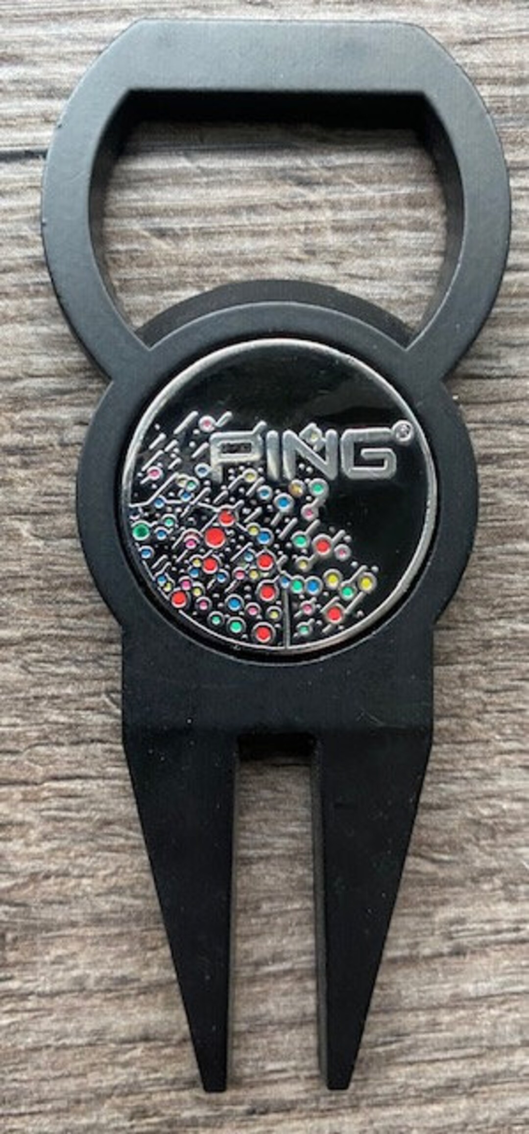 Quality Golf Birthday Gift. Vintage Enamel Ping Golf Ball Marker ...