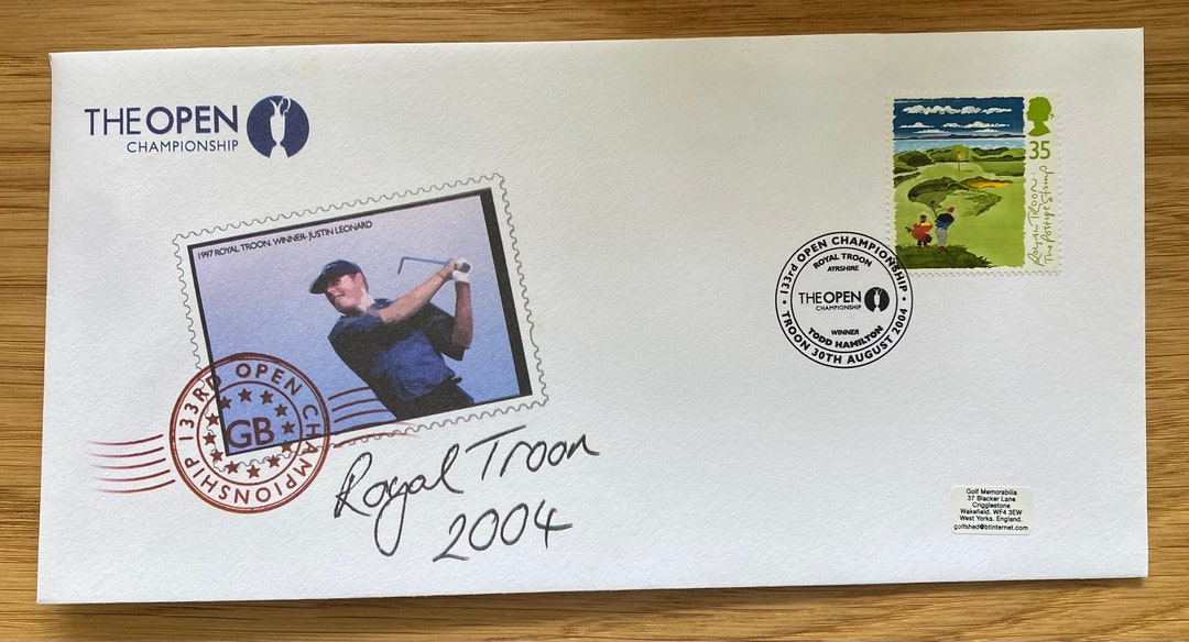Superb 2004 Golf Collectable Open Golf Championship First Day Cover ...