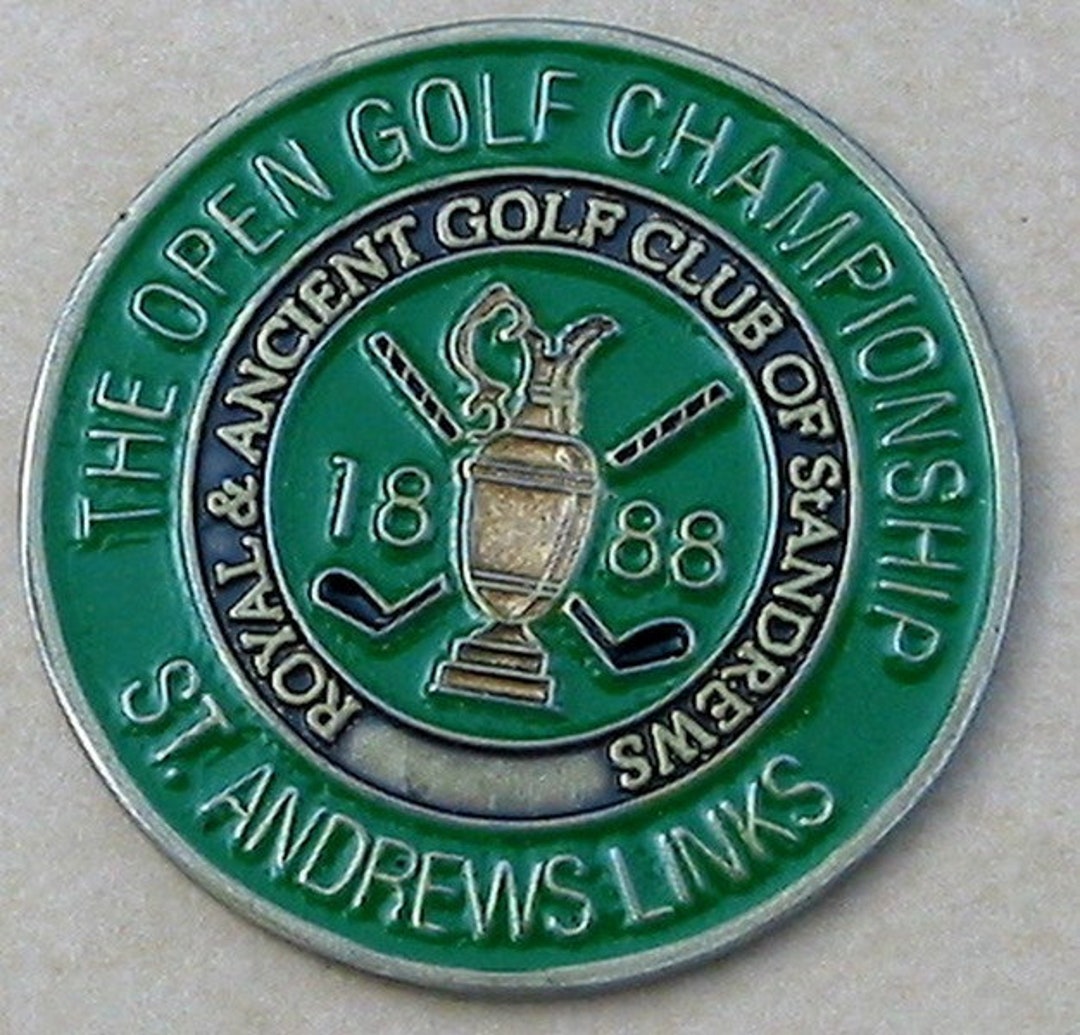 Hand Painted Golf Ball Marker Embossed Coin for the 1888 Open ...