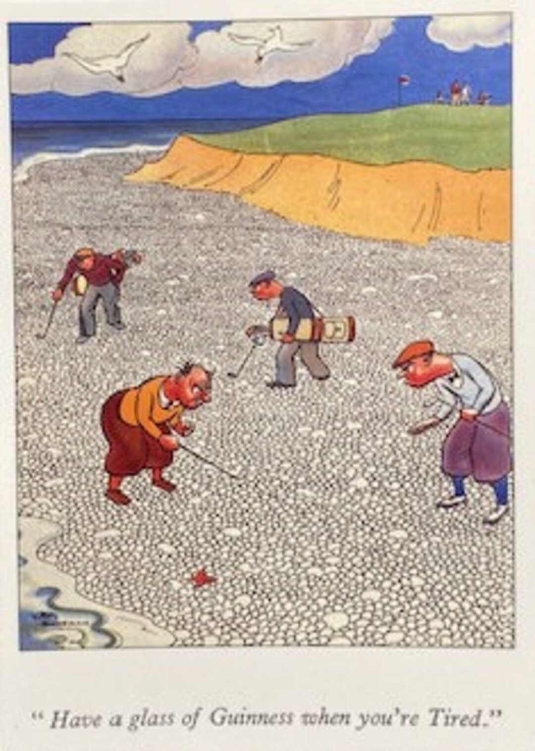Golf Post Card - Hilarious Comic Fun. Ideal to Make in to a Golf ...