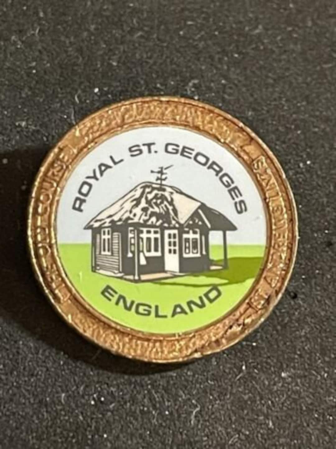 Old Stem Golf Ball Marker for the World Famous Royal St George's Golf ...