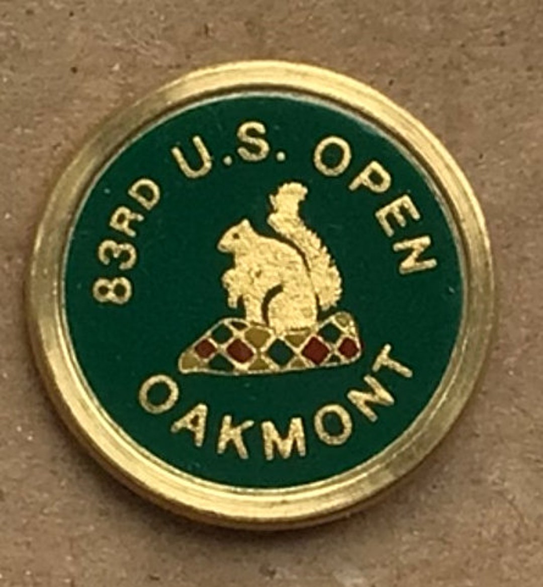Old Stem Type Golf Ball Marker - 1983 US Open Larry Nelson Win. Oakmont ...
