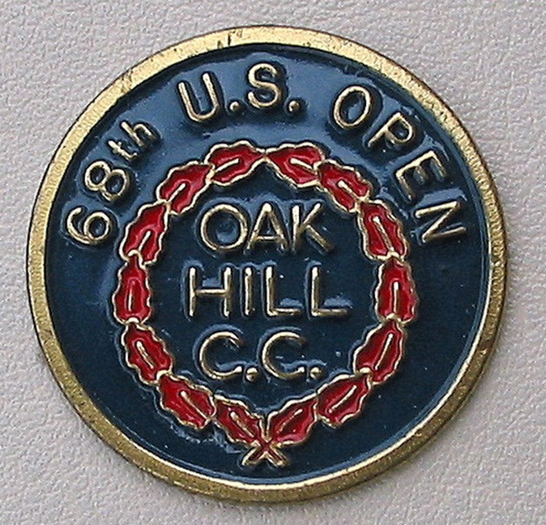 Old Hand Painted Coin Golf Ball Marker for the 1968 US Open Golf ...