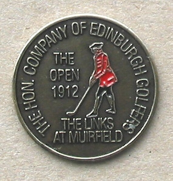Hand painted Golf Ball Marker coin for the 1912 Open | Etsy