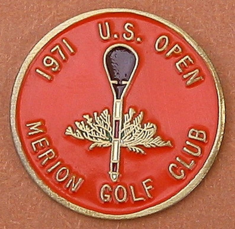 Old Hand Painted Golf Ball Marker for the 1971 US Open Golf - Etsy