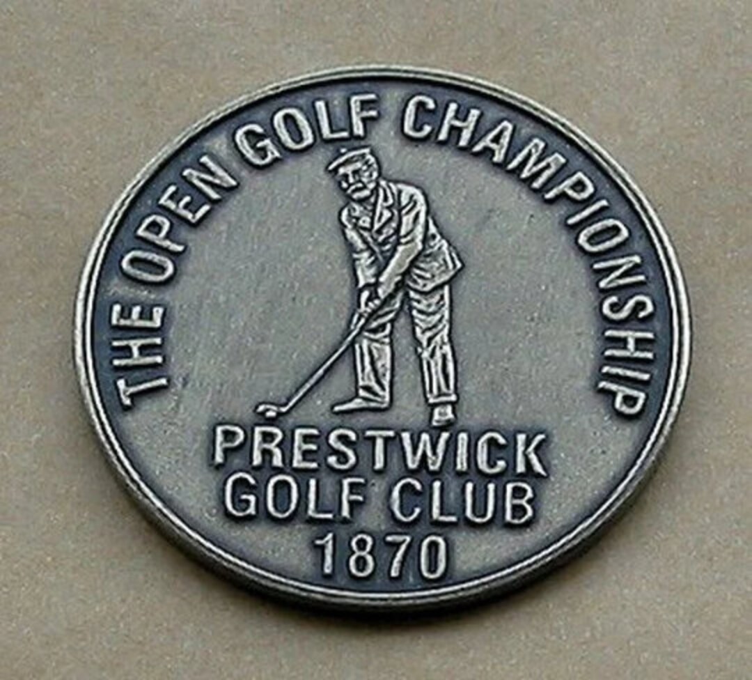 Superb Old Golf Ball Marker Embossed Coin for the 1870 Open ...