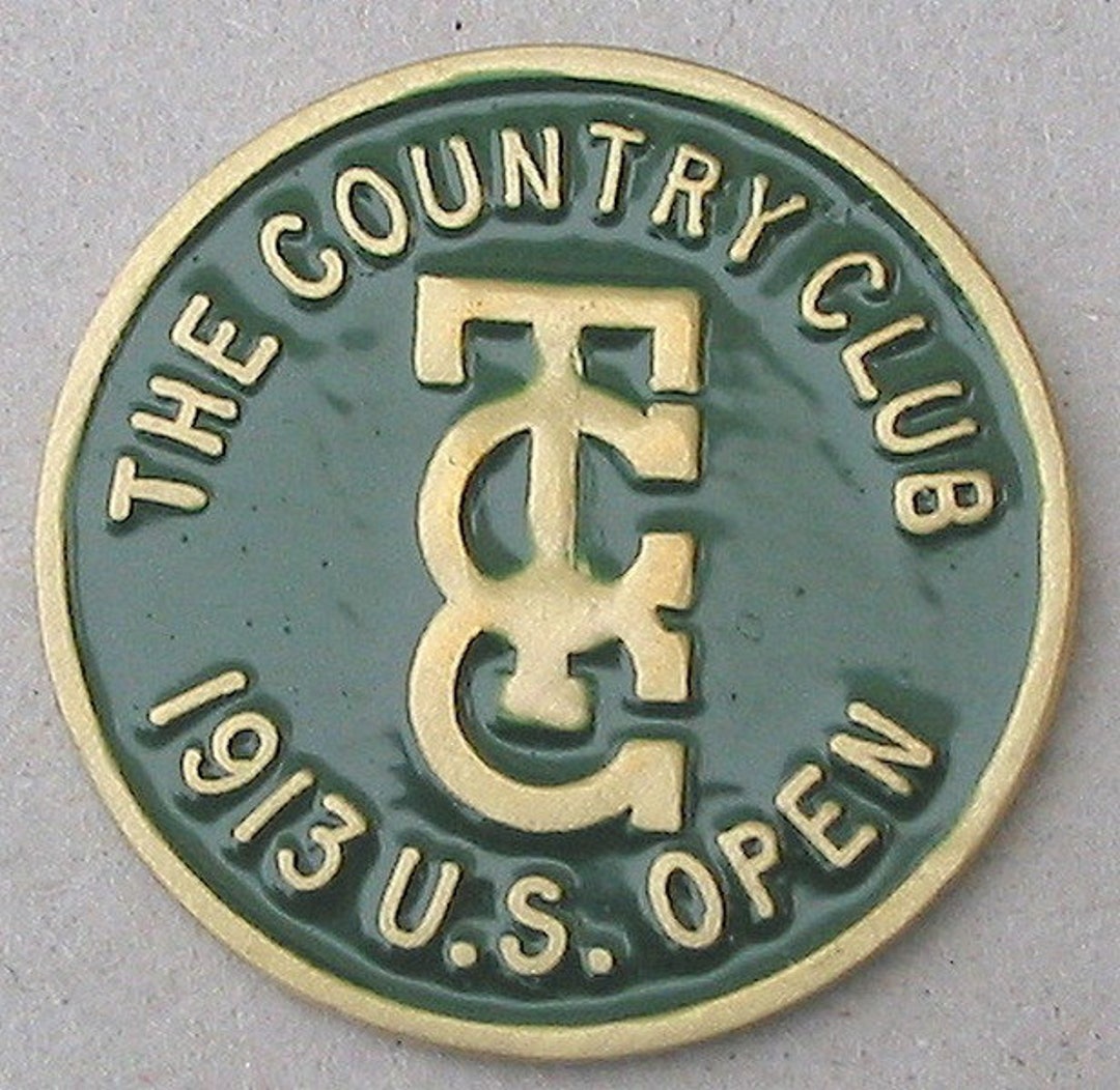 Old Coin Golf Ball Marker for the 1913 US Open Golf Championship - the ...