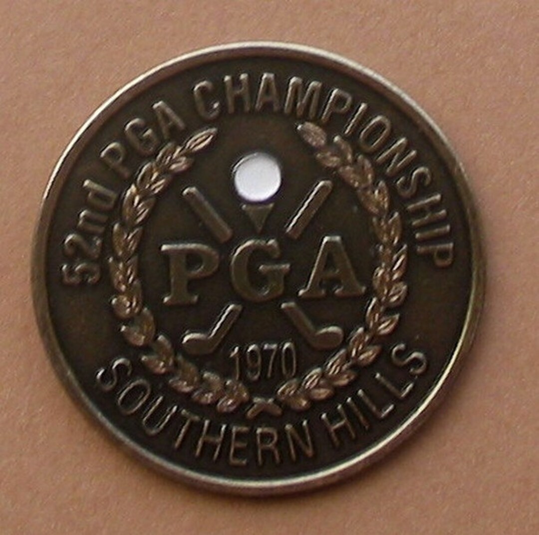 Old Golf Ball Marker for the 1970 USPGA Golf Championship Uniqique ...