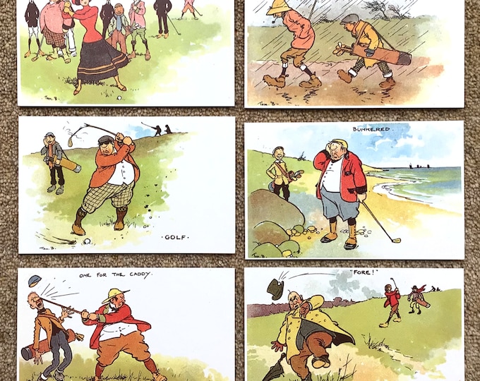 Golf Post Card - Hilarious Comic Fun. Ideal to Make in to a Golf ...