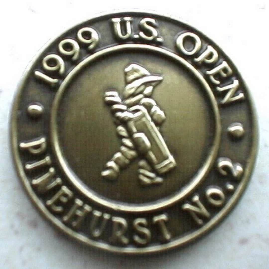 Rare Bronze Golf Ball Marker for the 1999 US Open Golf Championship on ...