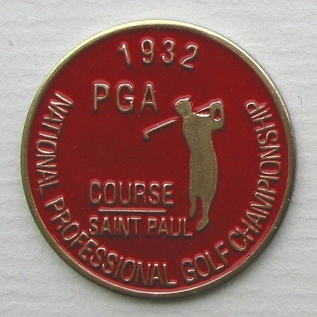 Old Hand Painted Coin Golf Ball Marker for the 1932 USPGA Golf ...