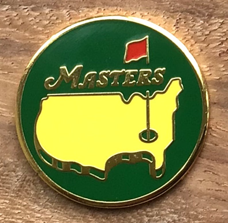 Superb Enamelled Coin Golf Ball Marker for the Masters, Augusta ...