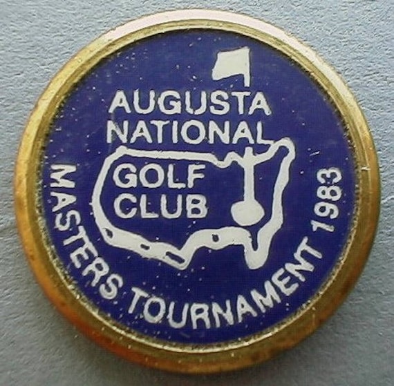 Vintage Golf Ball Marker for the 1983 Masters Augusta Golf - Etsy