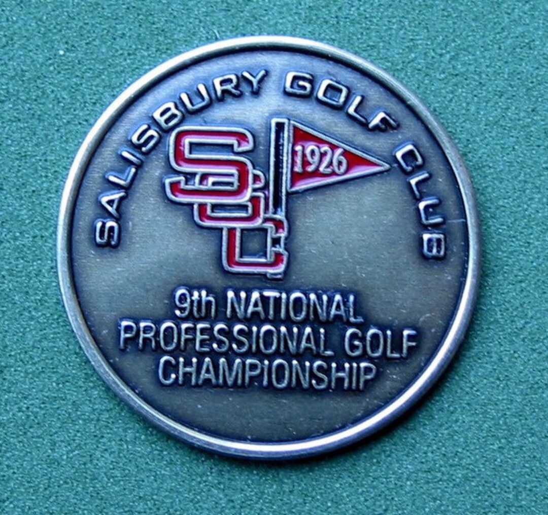 Old Golf Ball Marker for the 1926 USPGA Golf Championship - Salisbury ...