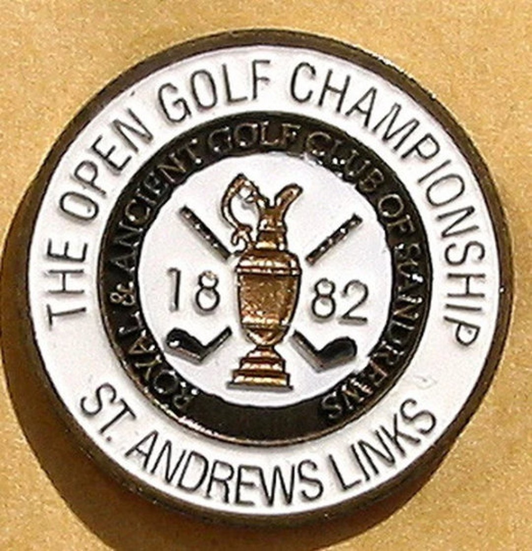 Hand Painted Golf Ball Marker Embossed Coin for the 1882 Open ...