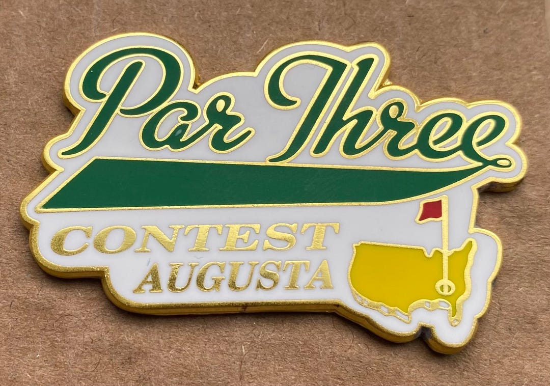 A Rare Vintage Enamel Golf Ball Marker Commemorating the Par 3 ...