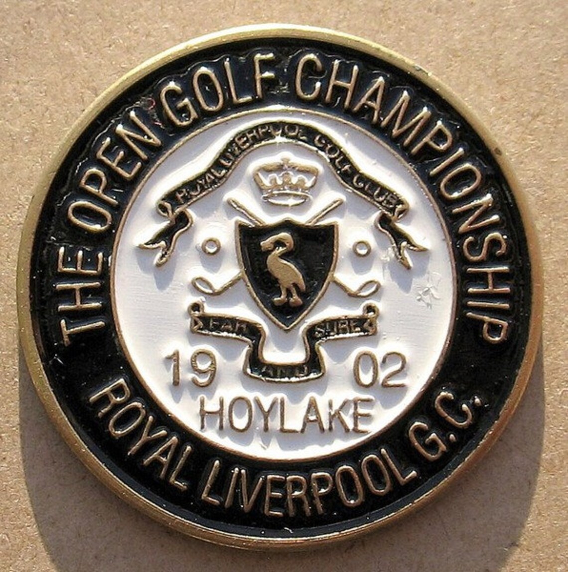 Hand Painted Golf Ball Marker Coin for the 1902 Open Golf - Etsy