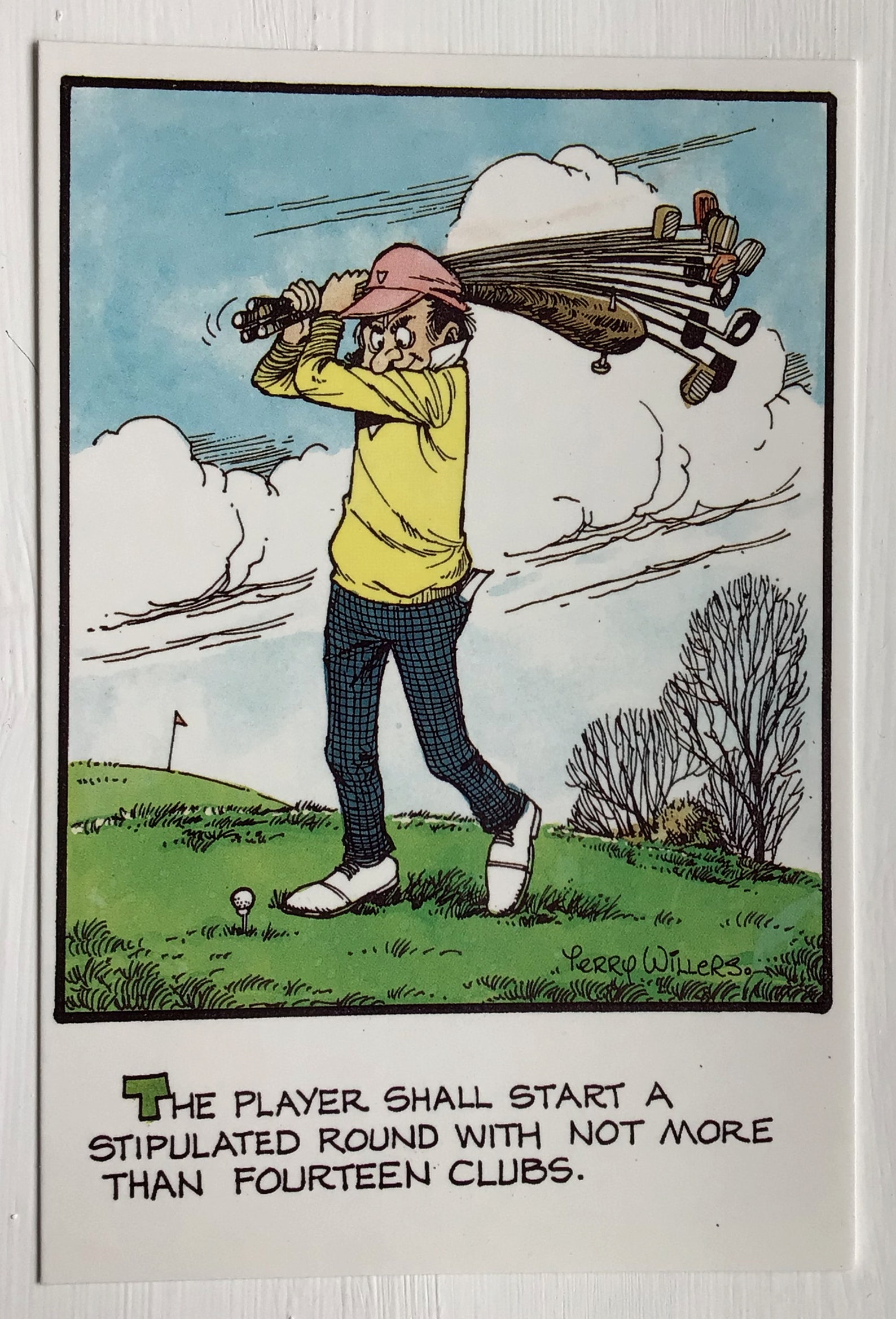 Golf Post Card - Hilarious Comic Fun. Ideal to Make in to a Golf ...