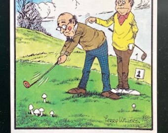 Golf Post Card Hilarious Comic Fun. Ideal to Make in to a - Etsy UK