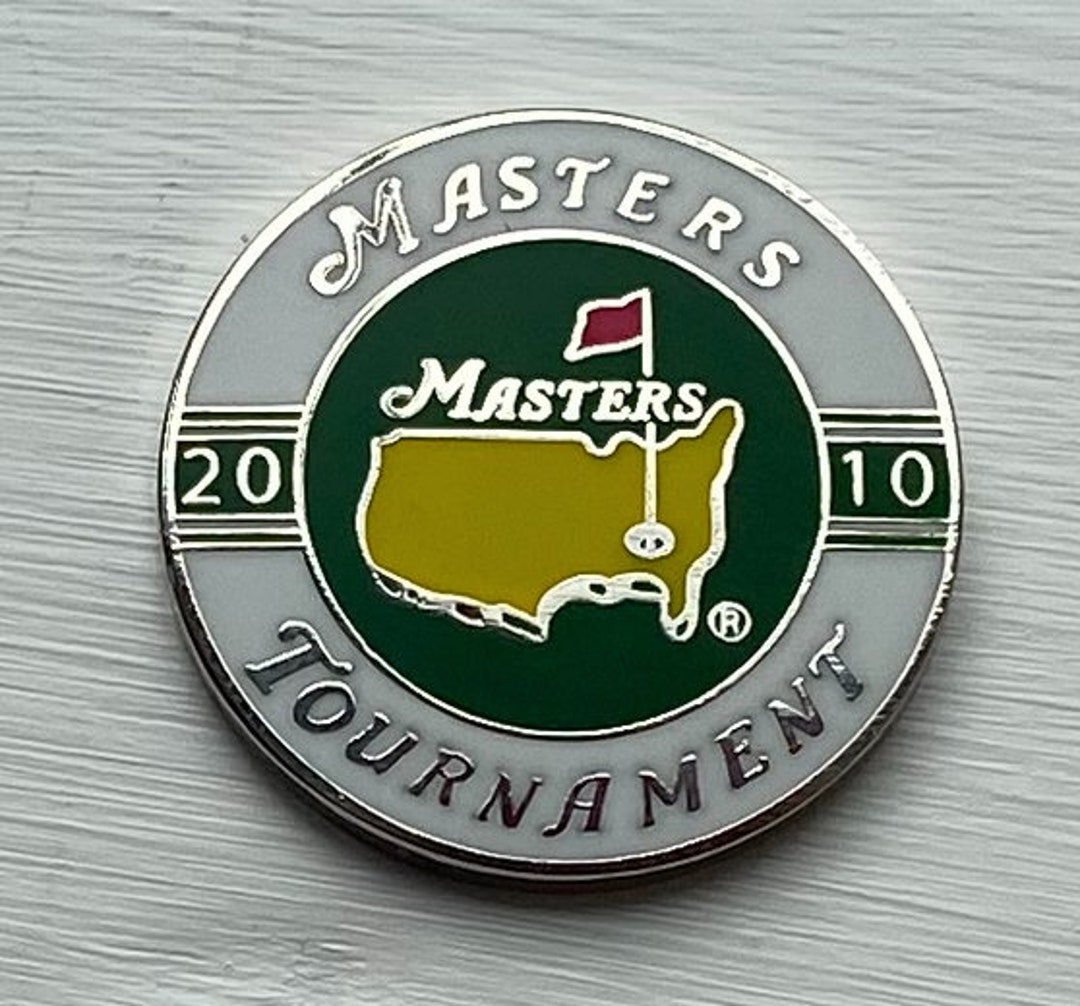 Original Enamelled Coin Golf Ball Marker for the 2010 Masters Augusta ...