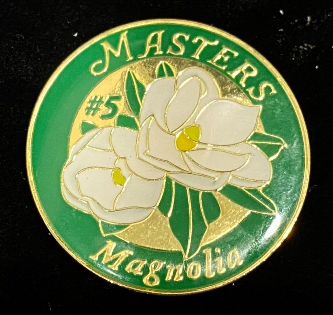 The Masters Golf Coin Golf Ball Marker Hole #5 Magnolia. Birthday Gift ...