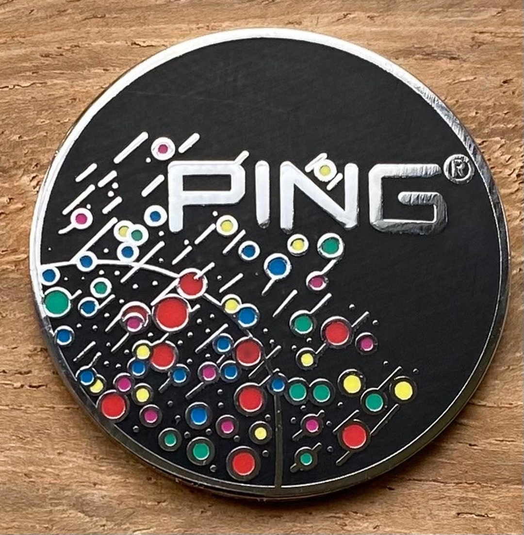 Rare Ping Golf Ball Marker Collectors Enamel Silver and Colored Coin ...