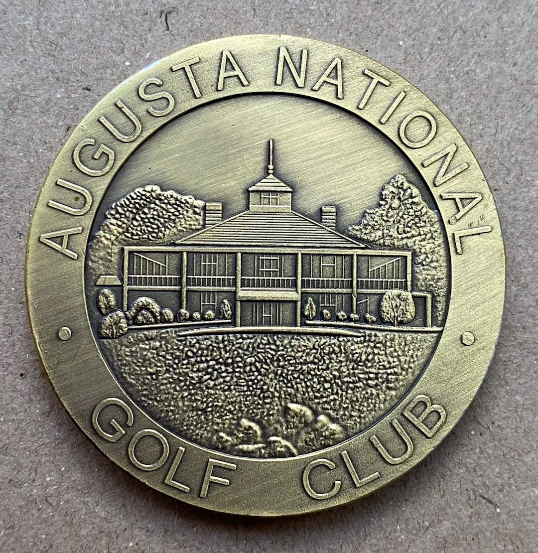 Superb 1934 Golf Coin Ball Marker for the First Masters Tournament ...