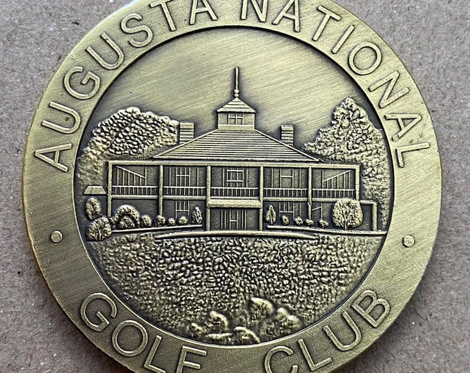 Superb 1934 Golf Coin Ball Marker for the First Masters Tournament ...
