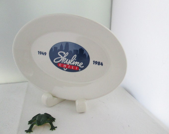 Vintage Skyline Chili Anniversary Plate Small Platter Cincinnati Chili ...
