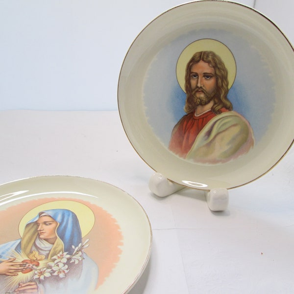 Ceramic Sacred Heart of Mary - Etsy