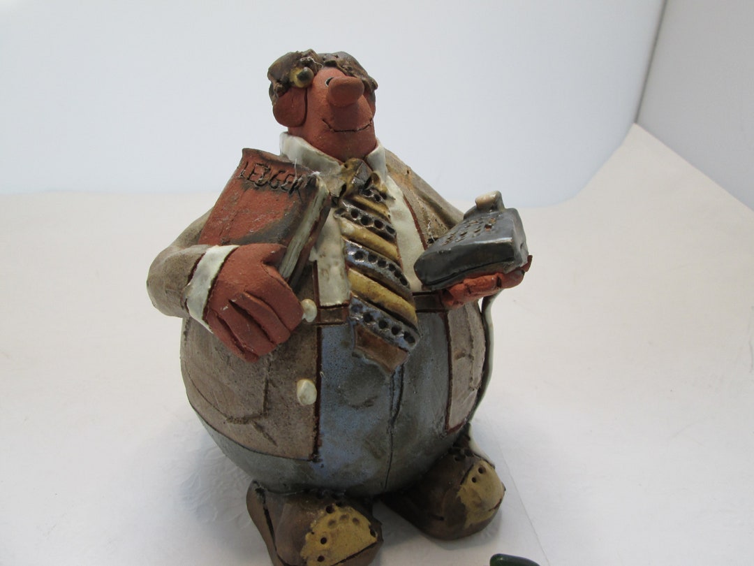 Vintage Sara Meadows Balloon People Accountant Figure - Etsy