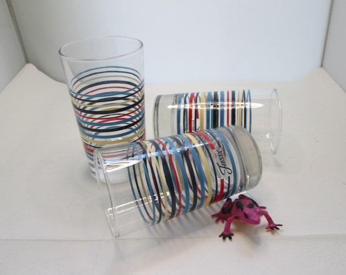 Vintage Fiesta Go-alongs / Mexicana Glass Tumblers / CHOICE of 4 Colors ...