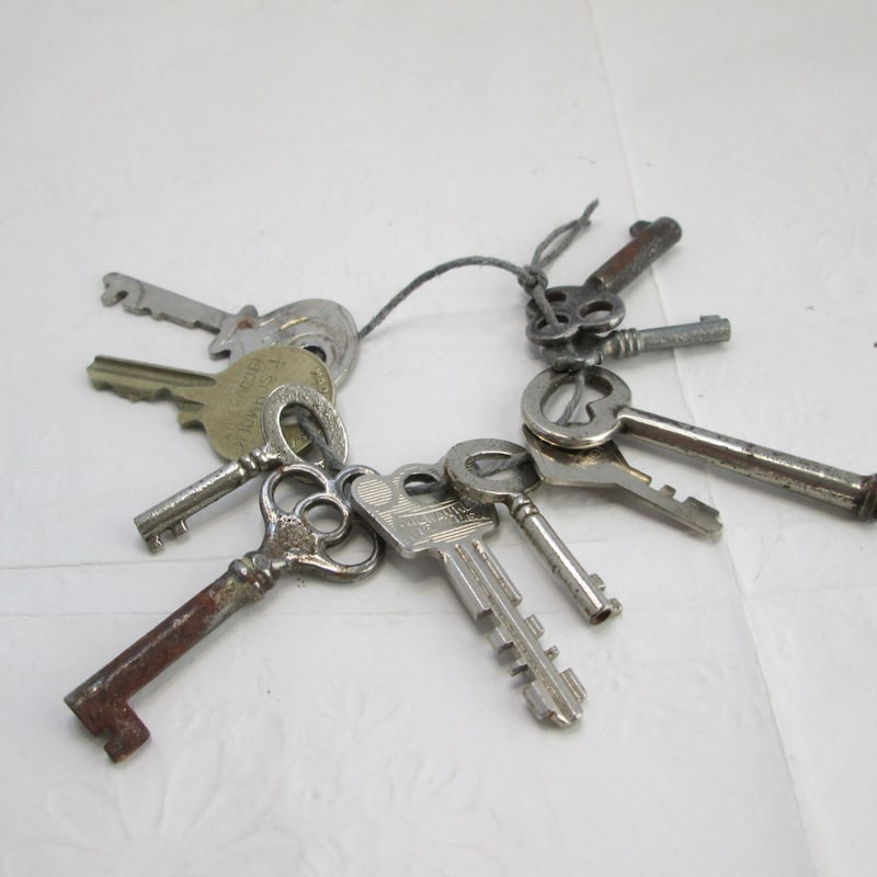 Skeleton Key Lock - Etsy