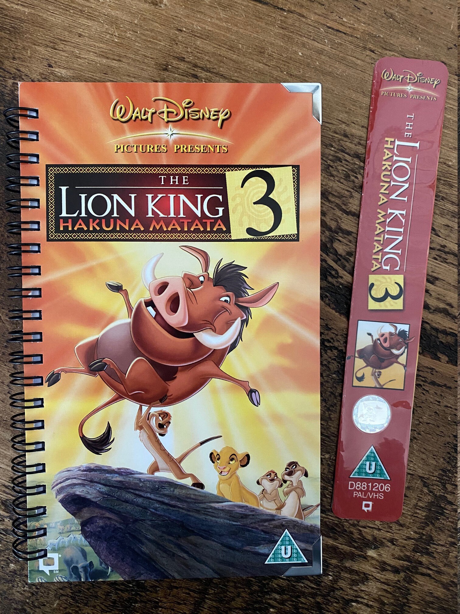 Disney Sequels VHS Retro Altered/upcycled Notebooks Gifts - Etsy UK