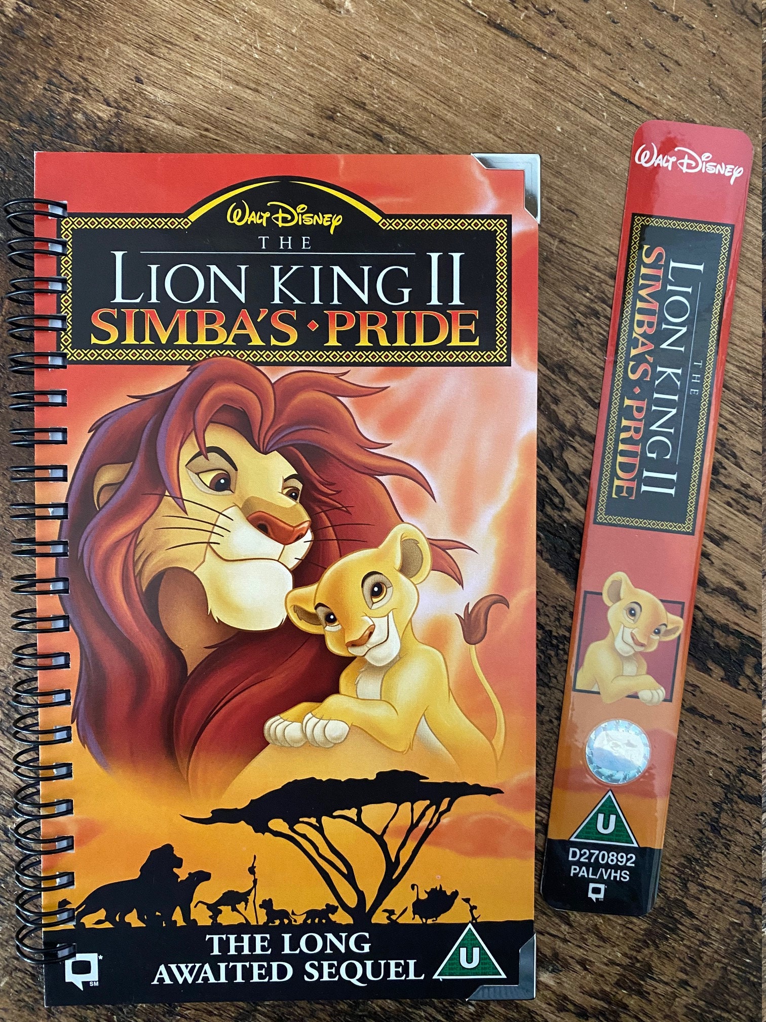 Disney Sequels VHS Retro Altered/upcycled Notebooks Gifts - Etsy UK