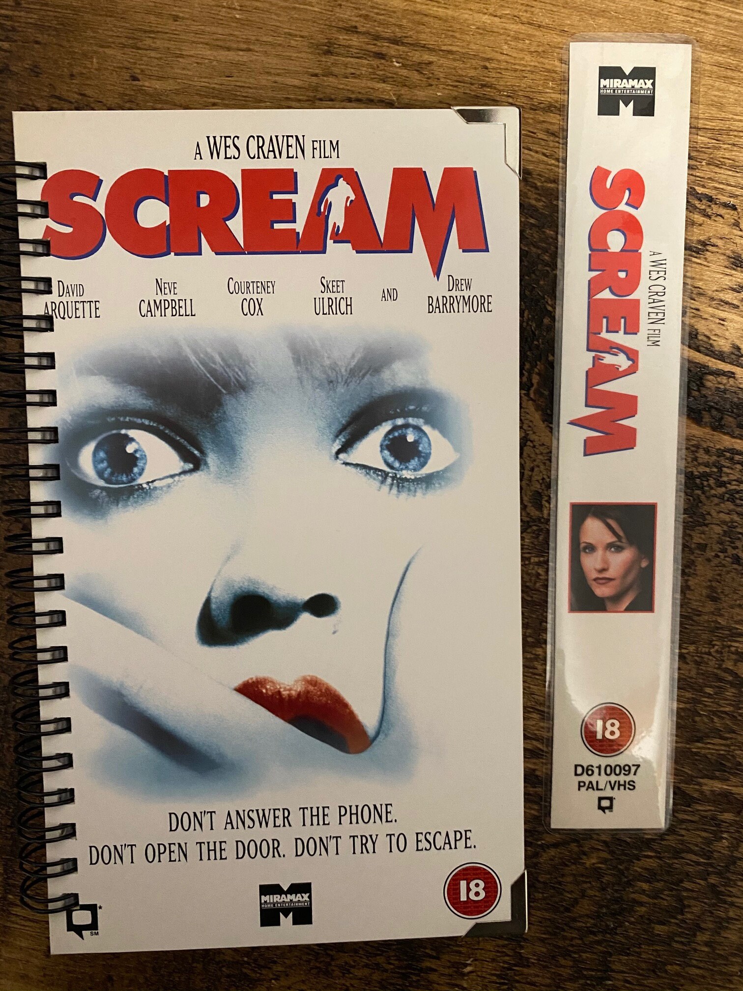 Retro Horror VHS Retro Altered/upcycled Notebooks Gifts for - Etsy UK