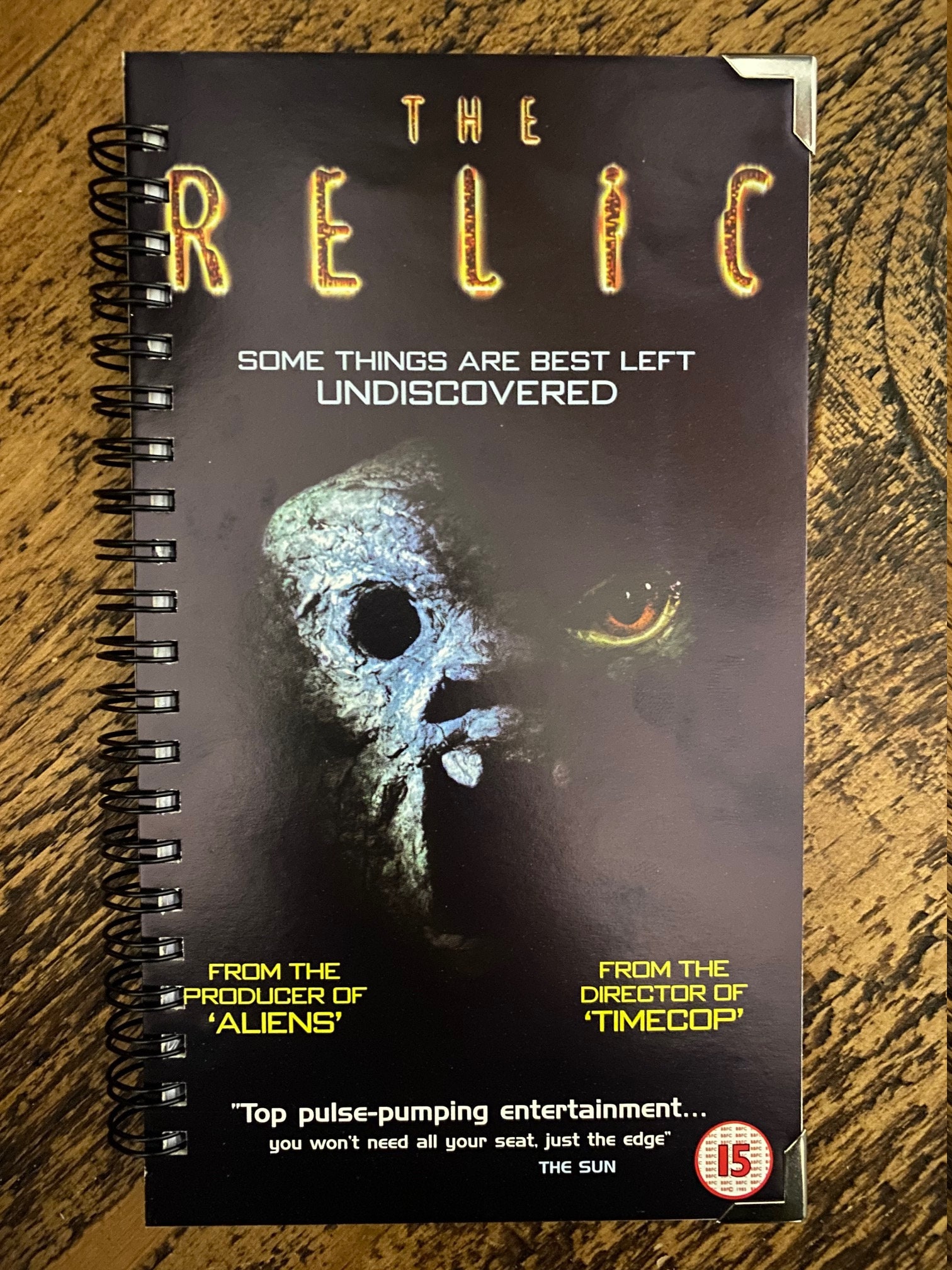 Retro Horror VHS Retro Altered/Upcycled Notebooks Gifts for | Etsy