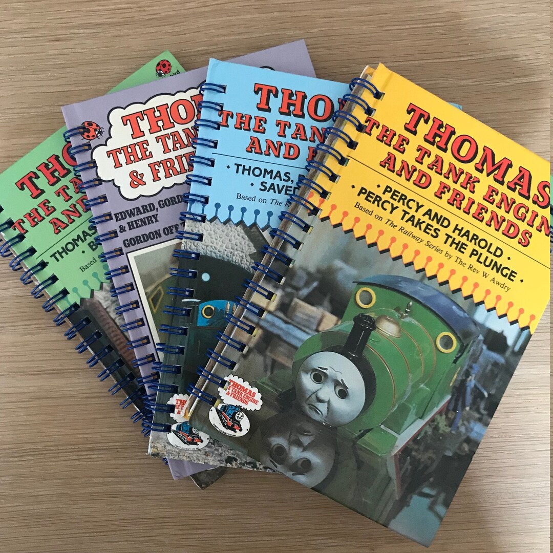 Thomas the Tank Engine Retro Altered/upcycled Notebooks | Gifts for Her ...